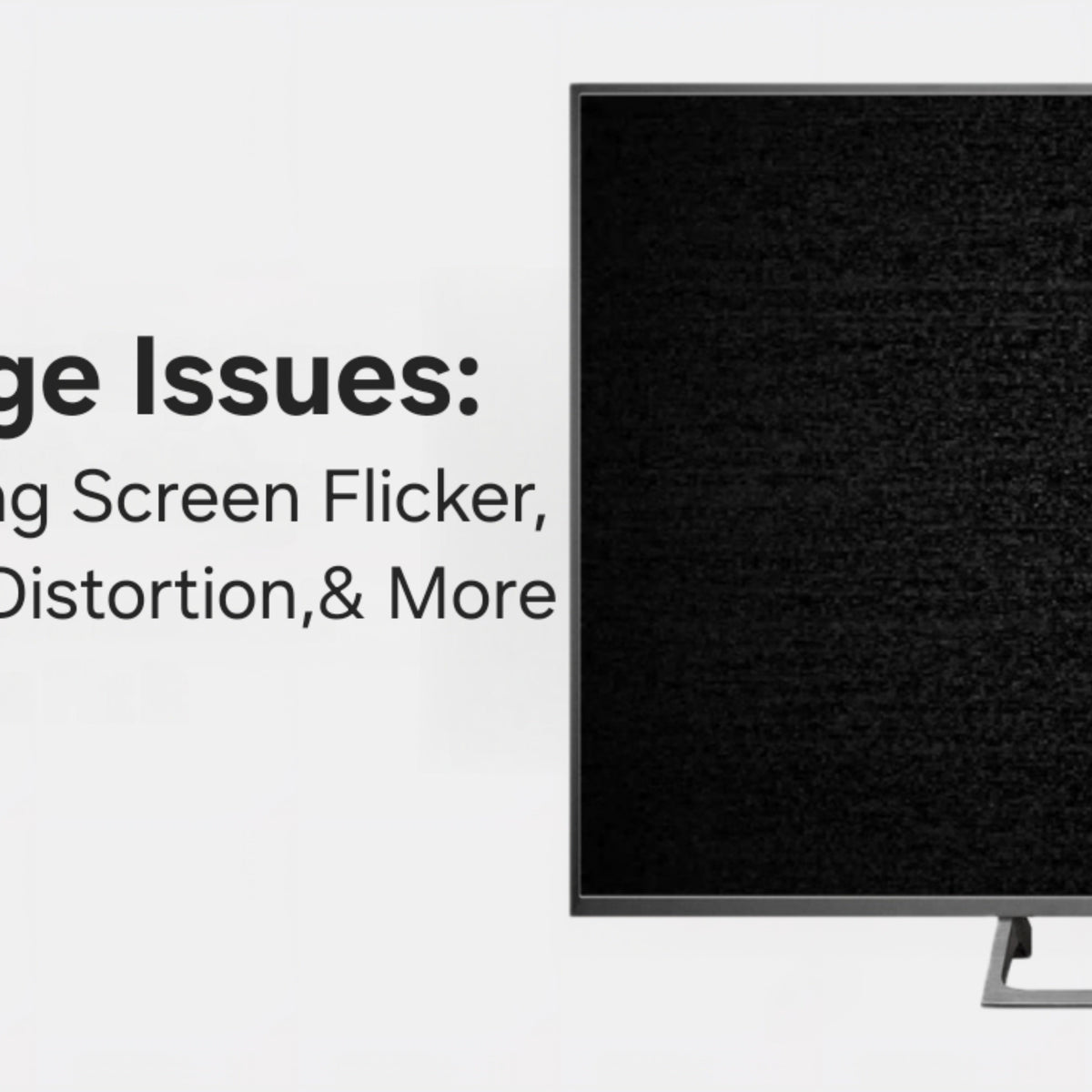 flat screen tv color problems
