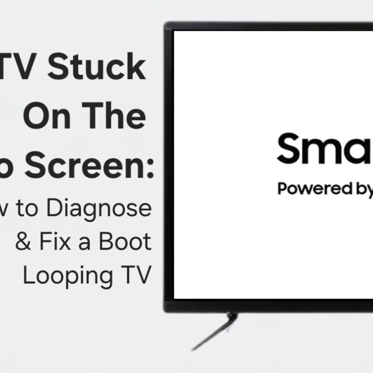 smart tv logo problem