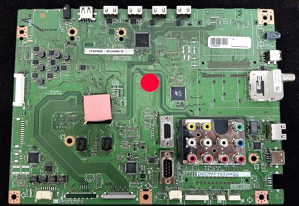 DKEYMF733FM26 Sharp Main Board, QPWBXF733WJN2, F733FM26, KF733, LC-70L – TV Parts Today