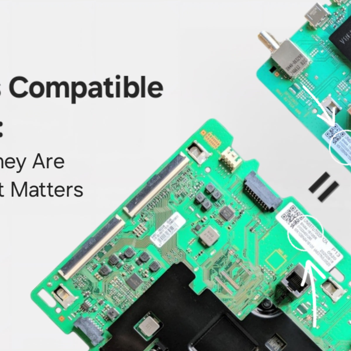 Cross Compatible Parts: What They Are & Why It Matters – TV Parts Today