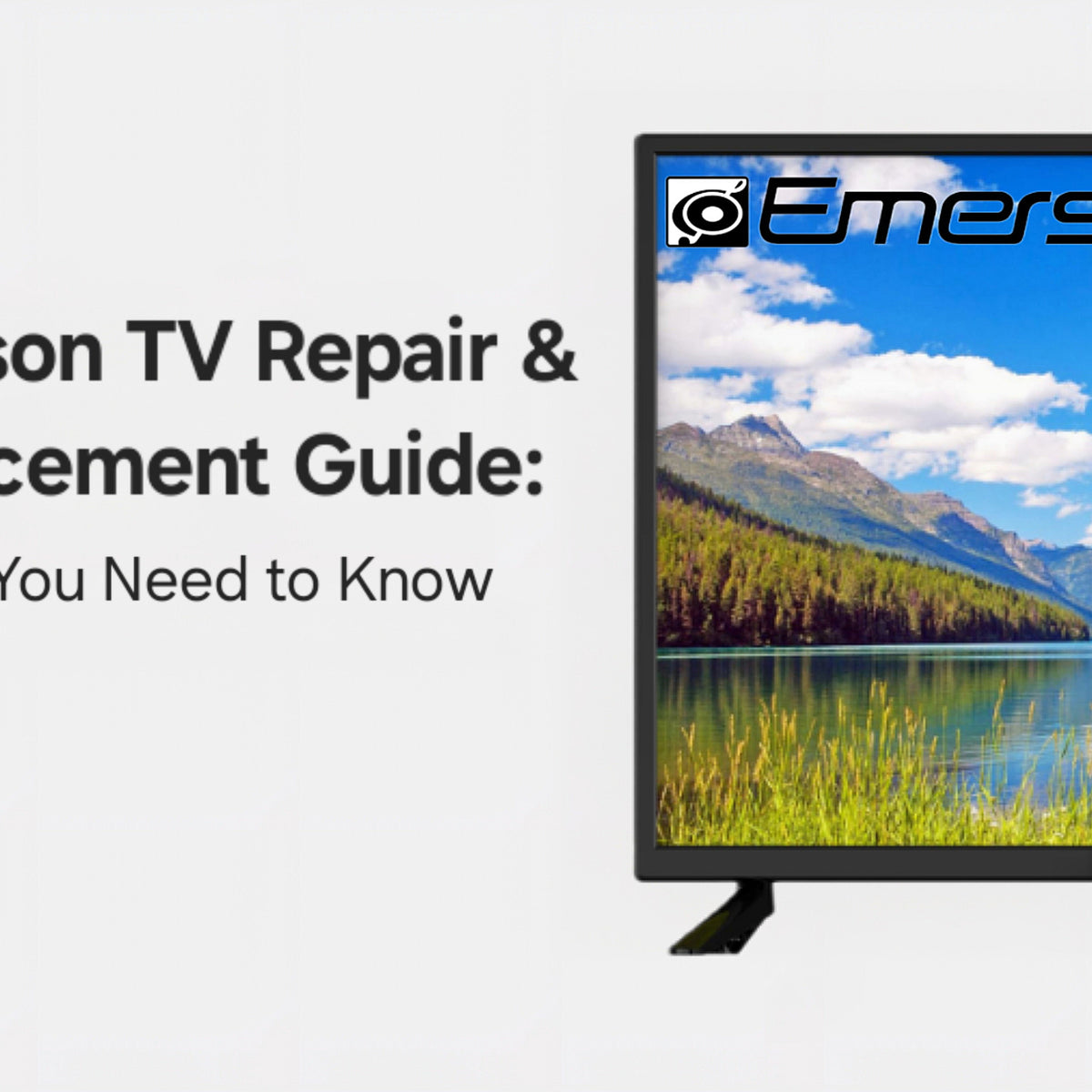 Emerson TV Repair & Replacement Guide: What You Need to Know – TV Parts Today