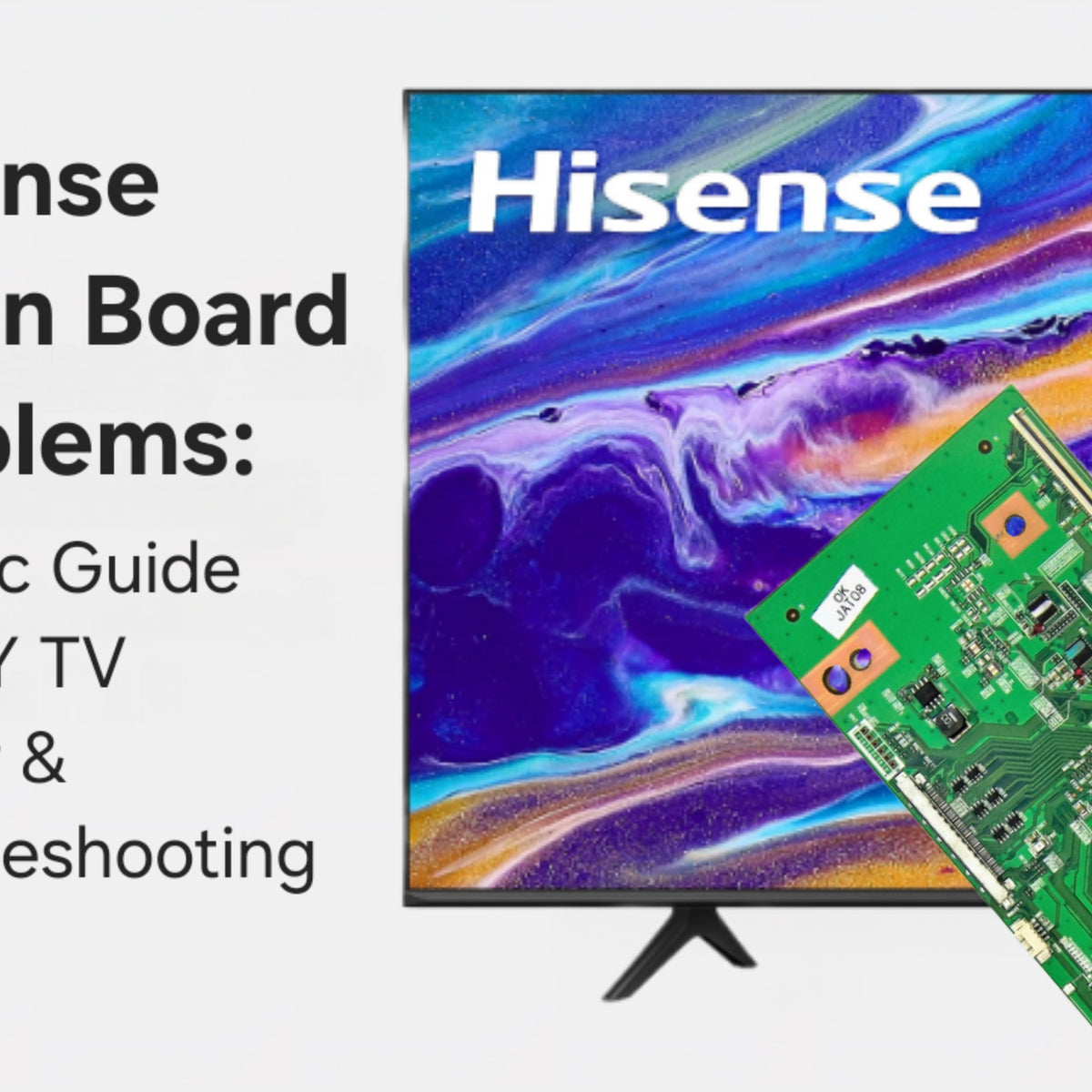 HiSense T-Con Board Issues: A Basic Guide for DIY TV Repair & Troubles ...
