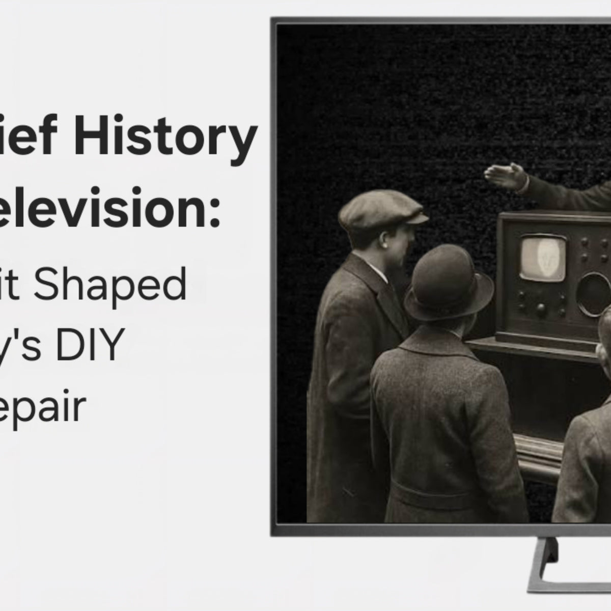 A Brief History of Television: How It Shaped Today’s DIY TV Repair – TV ...