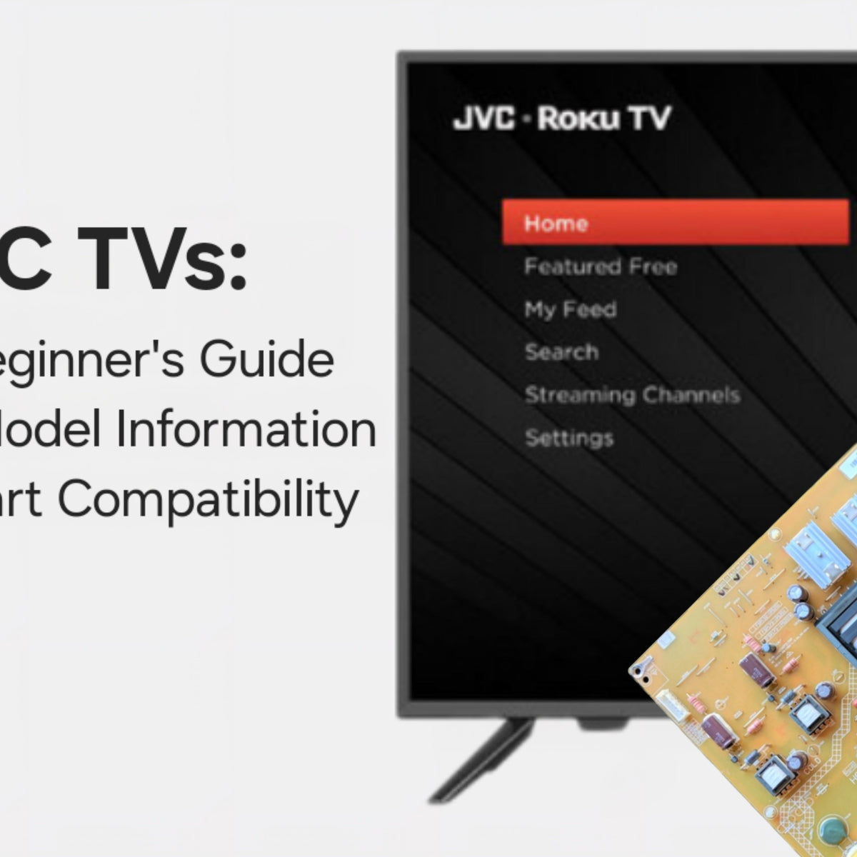 JVC TVs: A Beginner's Guide to Model Information & Part Compatibility ...