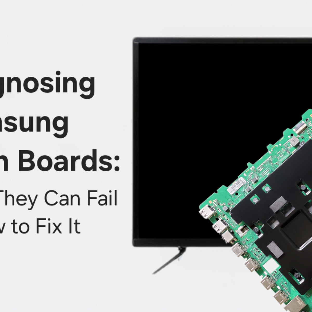 Diagnosing Samsung Main Boards: How They Can Fail & How to Fix It – TV ...