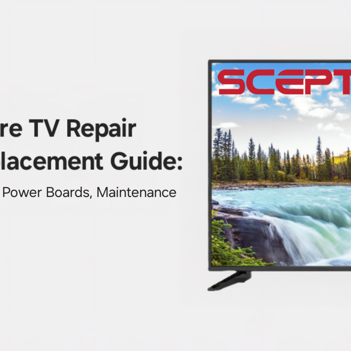 Sceptre TV Repair & Replacement Guide: Remotes, Power Boards, Maintena ...