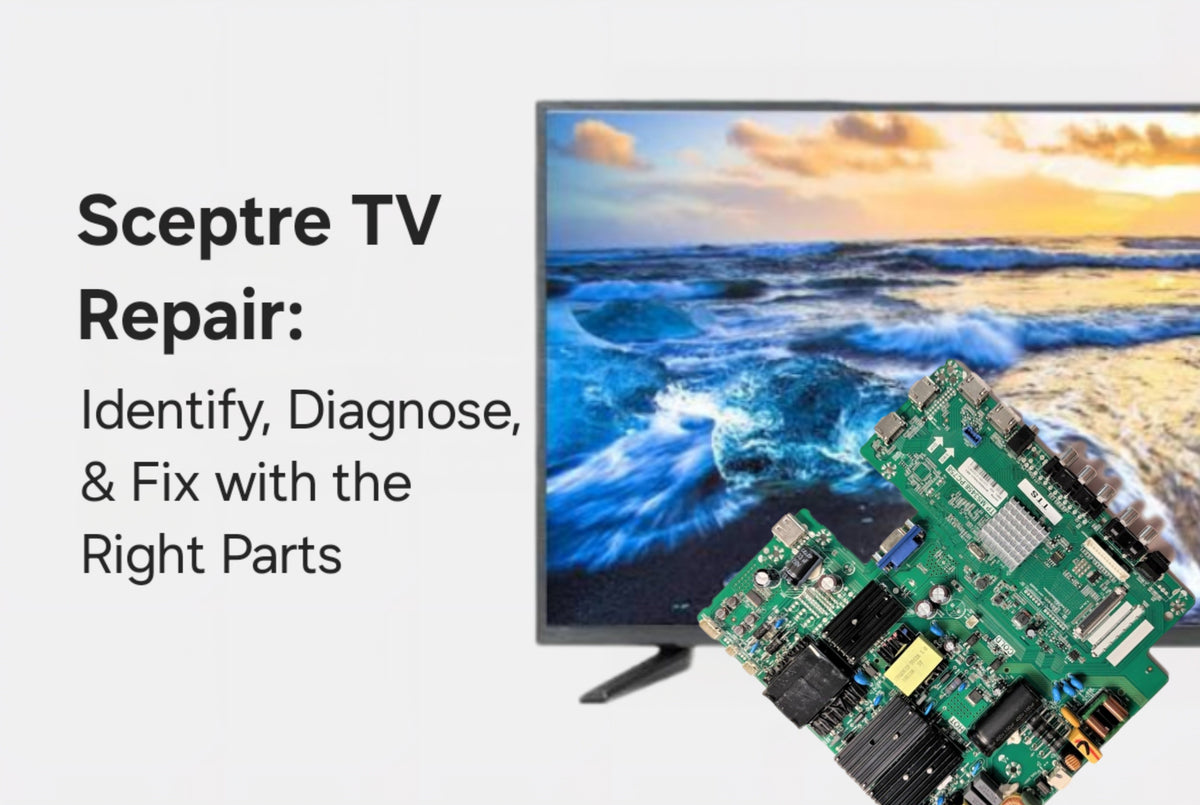 Sceptre TV Repair: Identify, Diagnose, & Fix with the Right Parts – TV ...