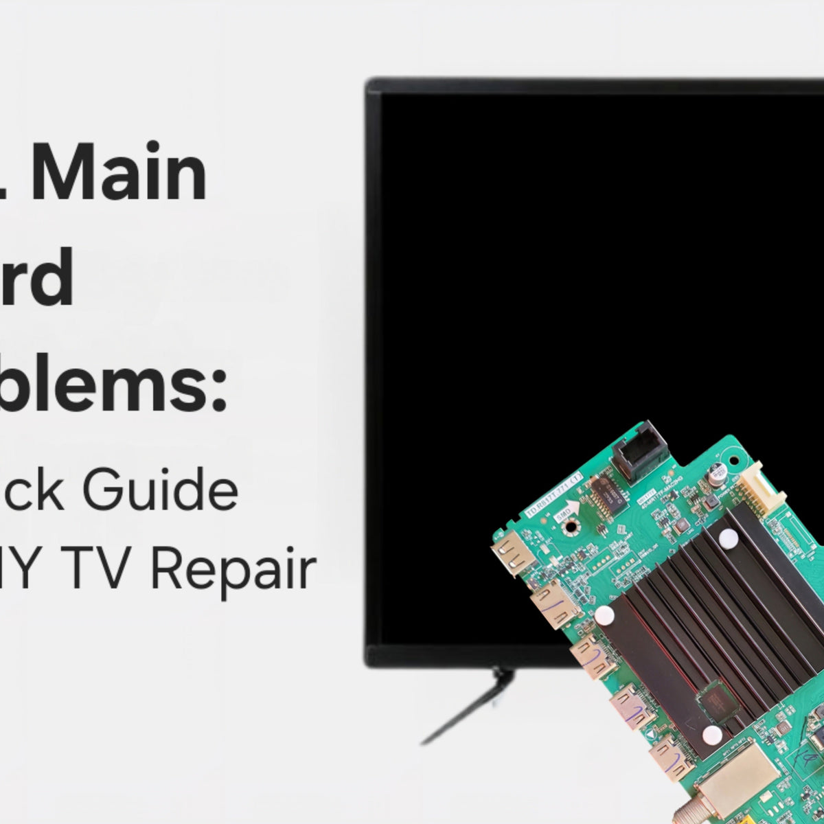 TCL Main Board Problems: A Quick Guide for DIY TV Repair – TV Parts Today
