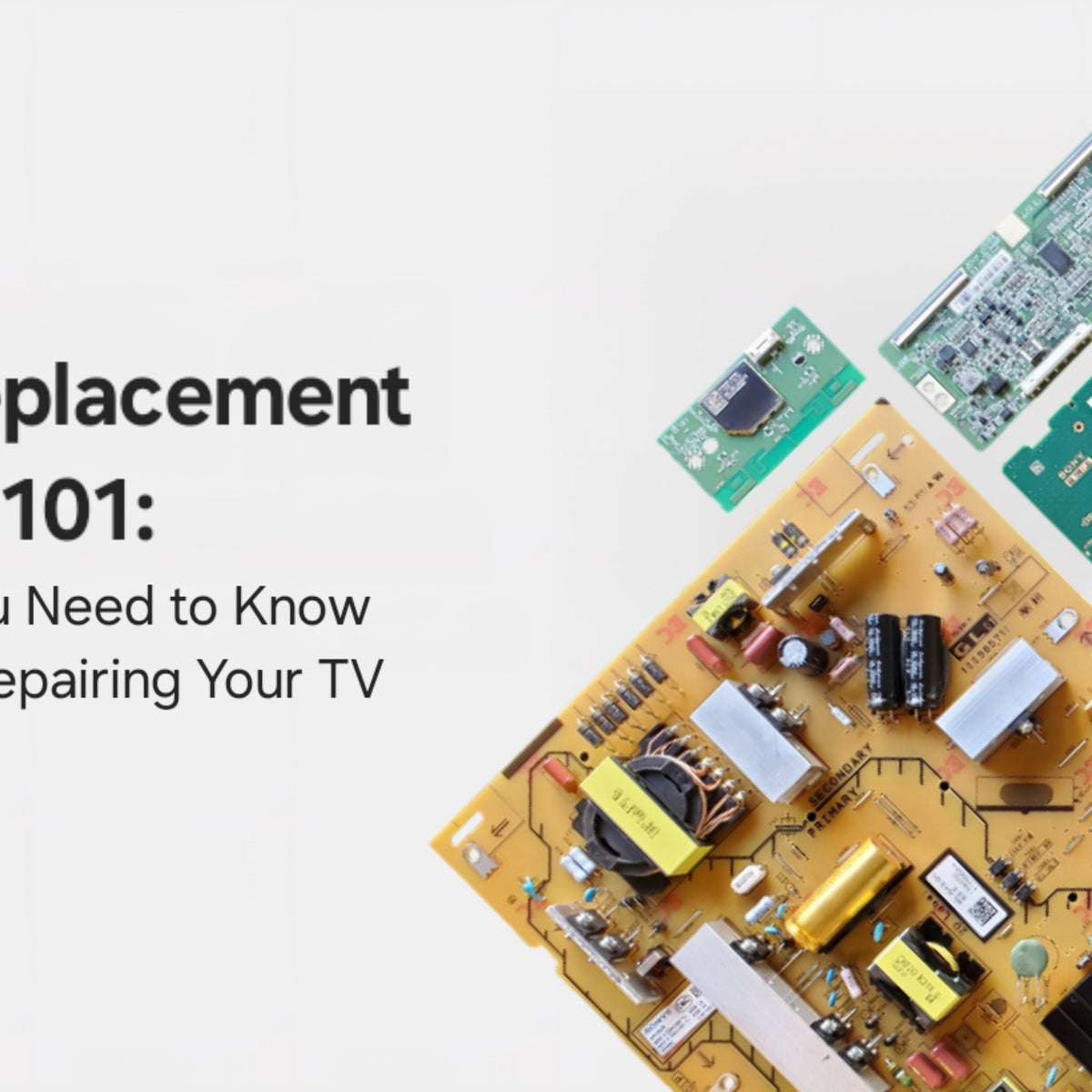 TV Replacement Parts 101: What You Need to Know Before Repairing Your ...