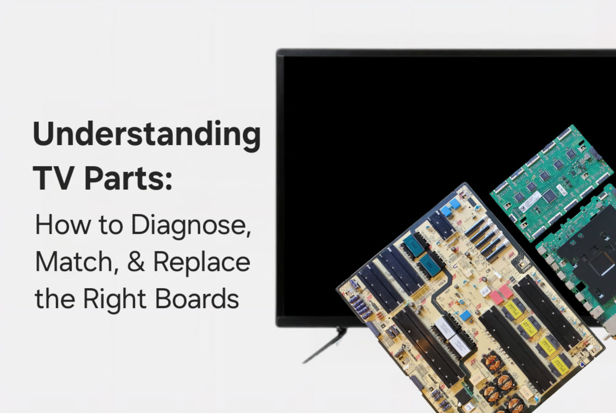 Understanding TV Parts: How to Diagnose, Match, & Replace the Right Bo ...