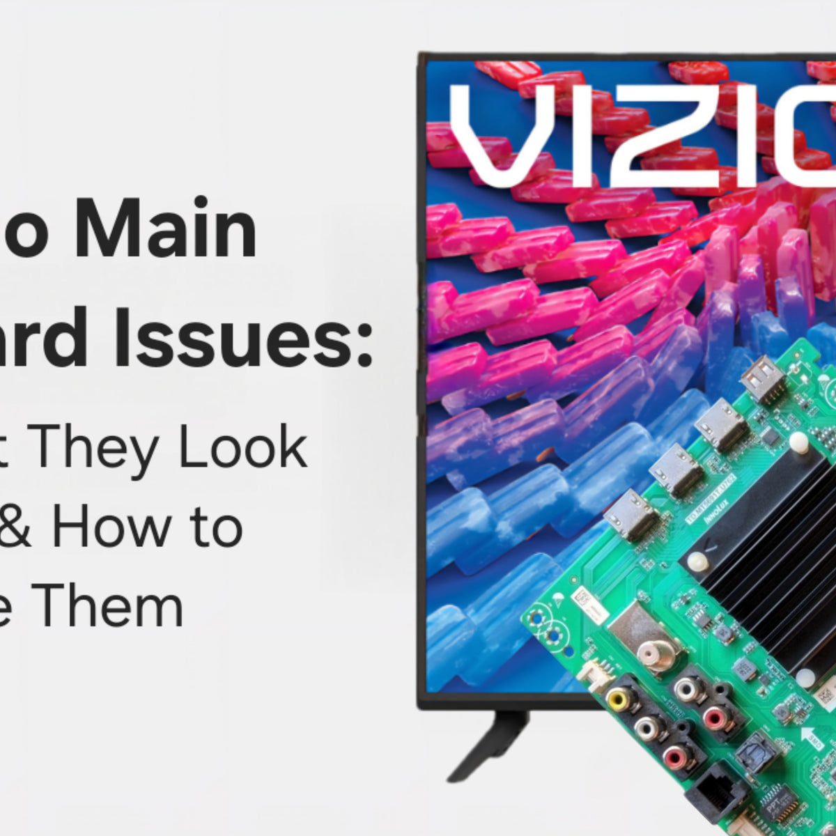 Vizio Main Board Issues: What They Look Like & How to Solve Them – TV ...