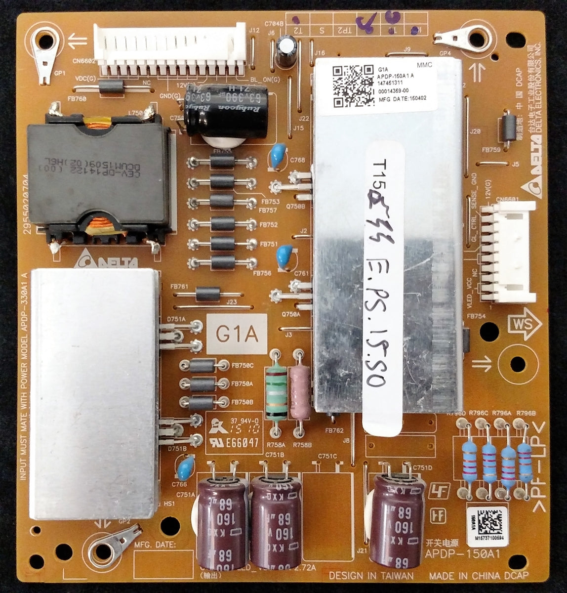 147461311, 1-474-613-11 Sony Power Supply, G1A, APDP-150A1A, 295502070 ...
