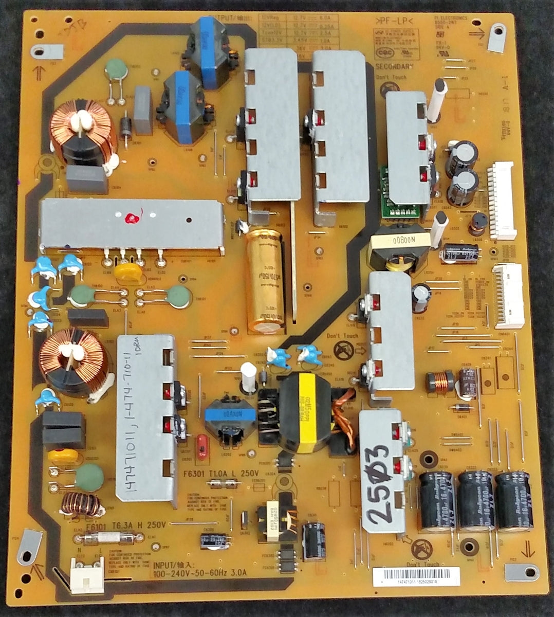 147471011, 1-474-710-11 SONY POWER SUPPLY, B55D-2WY, XBR-49X900F – TV ...