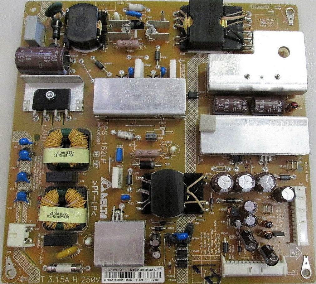 189531611, 1-895-316-11 Sony Power Supply, DPS-162LP, 2950306004, KDL ...