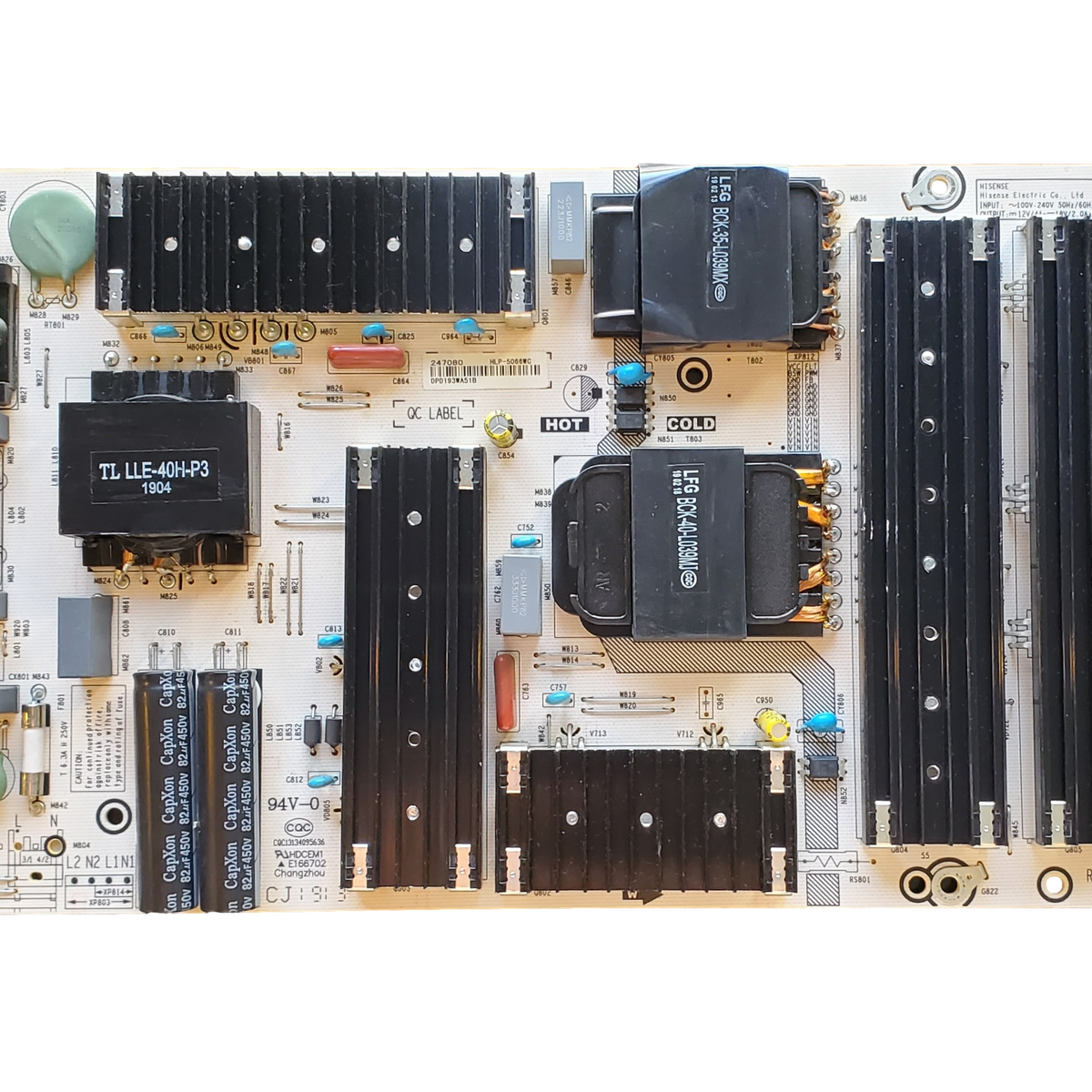 247080 Hisense Power Supply / LED Driver Board, 247080, HLP-5066WC, RS ...