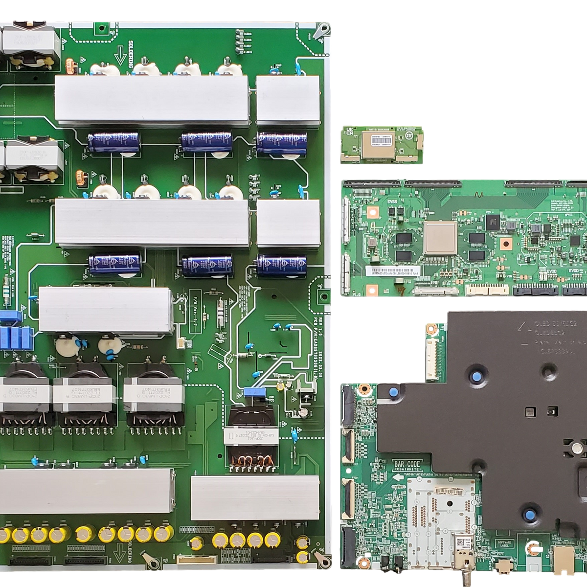 OLED83C2PUA LG TV Repair Parts Kit, EBT66948801 Main Board, EAY3596790 ...