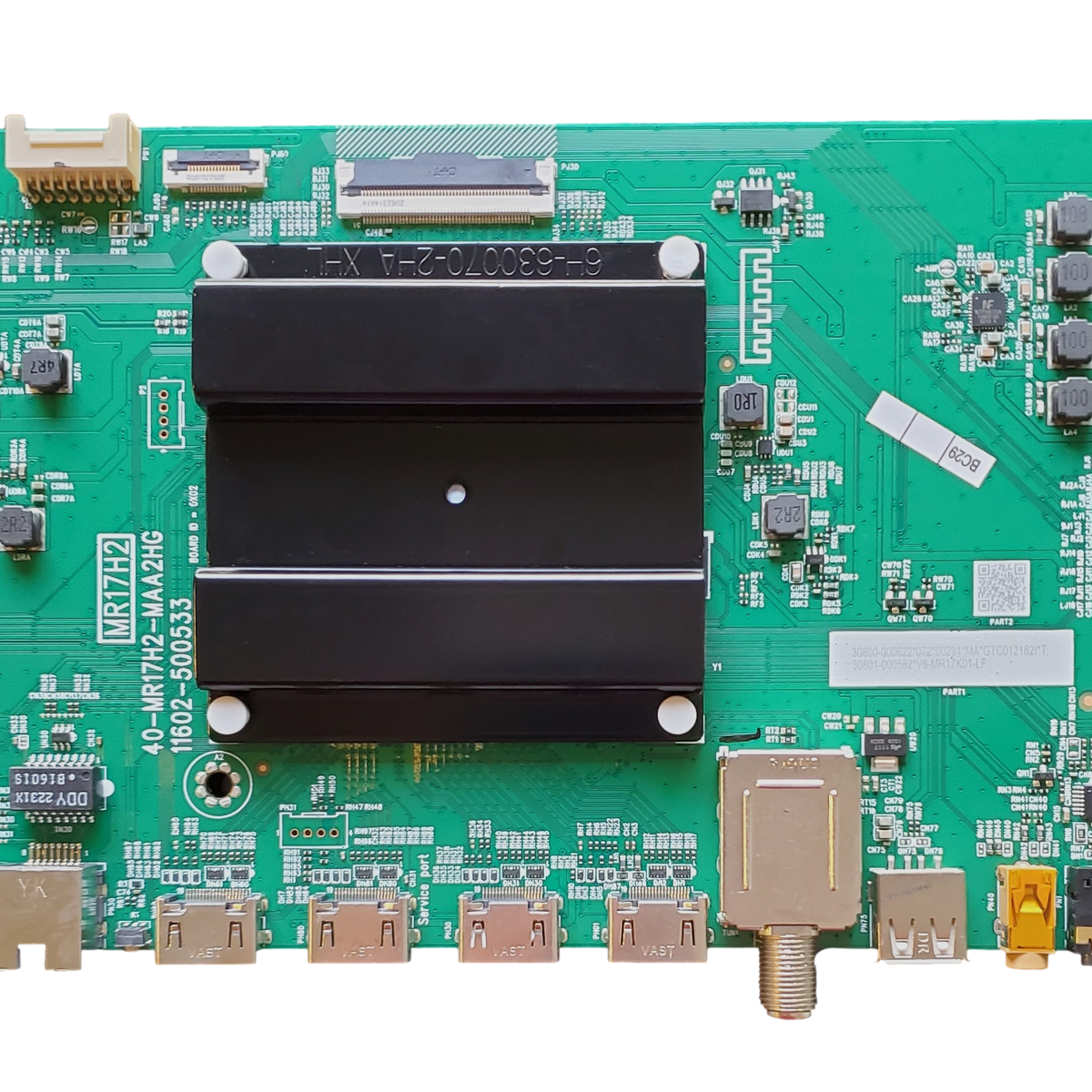 30800-000622, TCL Main Board, 40-MR17H2-MAA2HG, 11602-500533, 85S455 ...