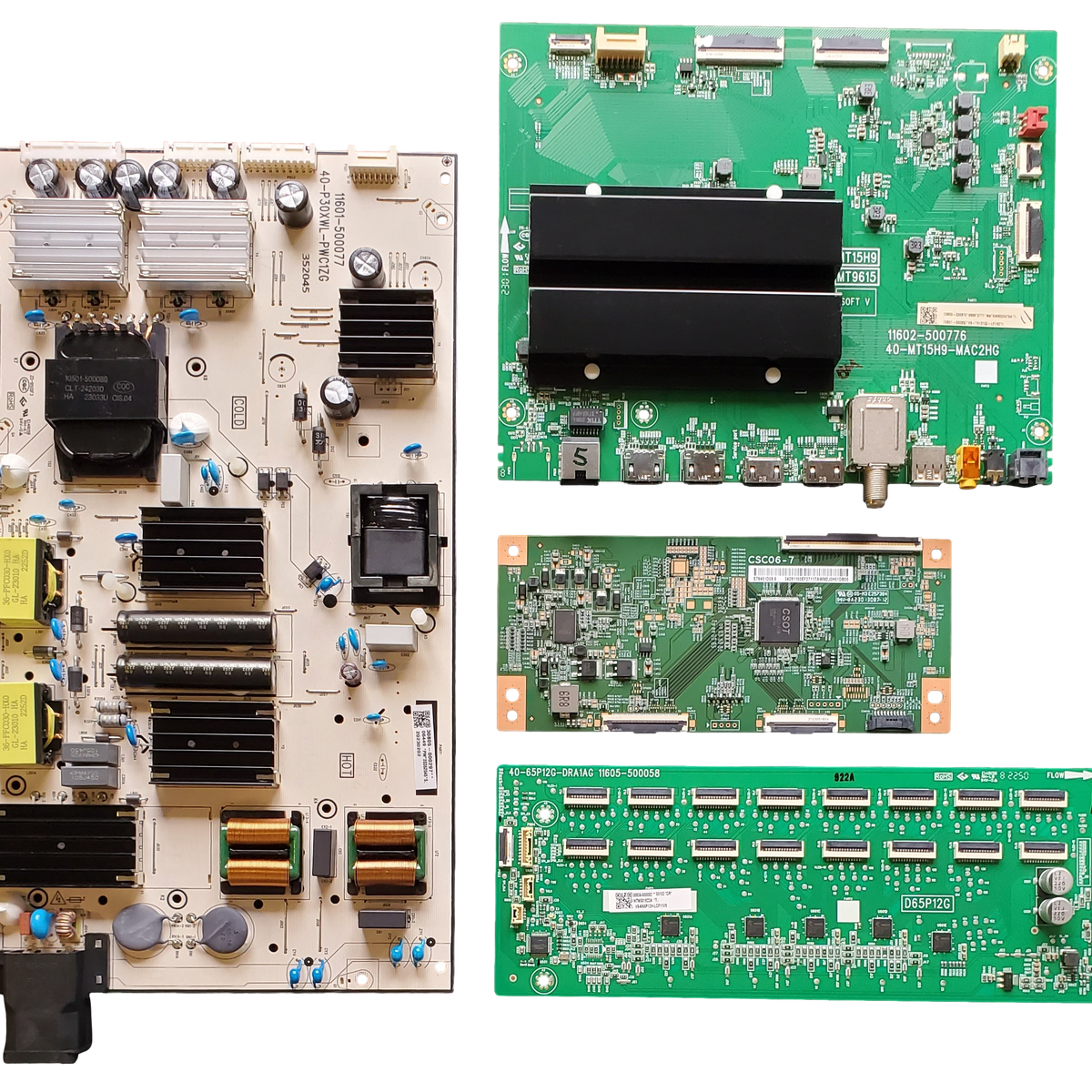 65Q750G TCL TV Repair Parts Kit, 30800-000879 Main Board, 30805-000297 ...