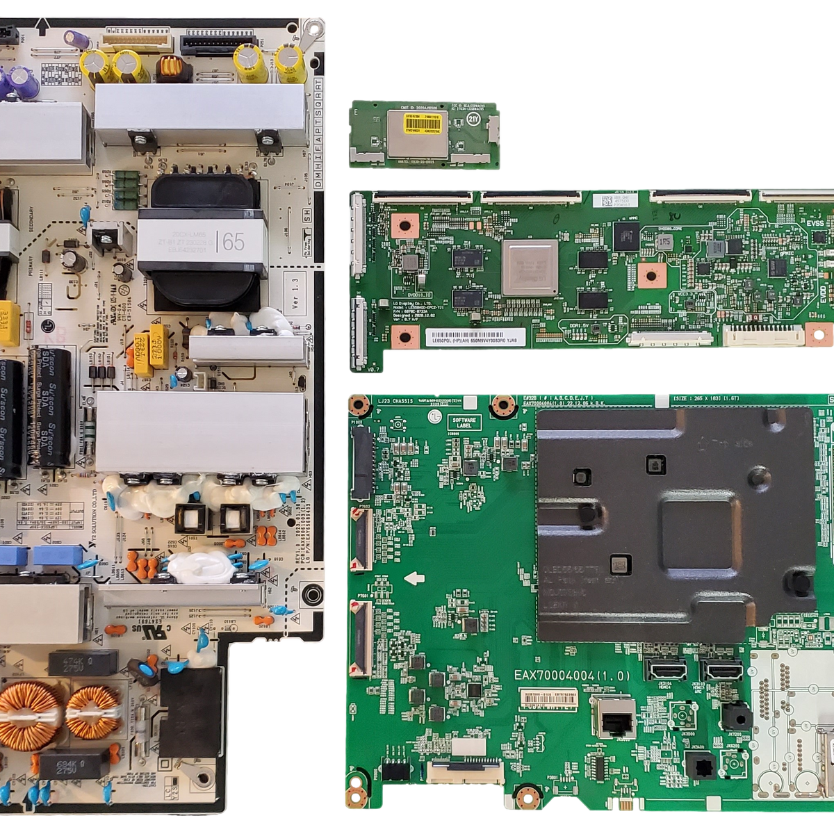 OLED65B3PUA LG TV Repair Parts Kit, EBT67523802 Main Board, EAY6568943 ...