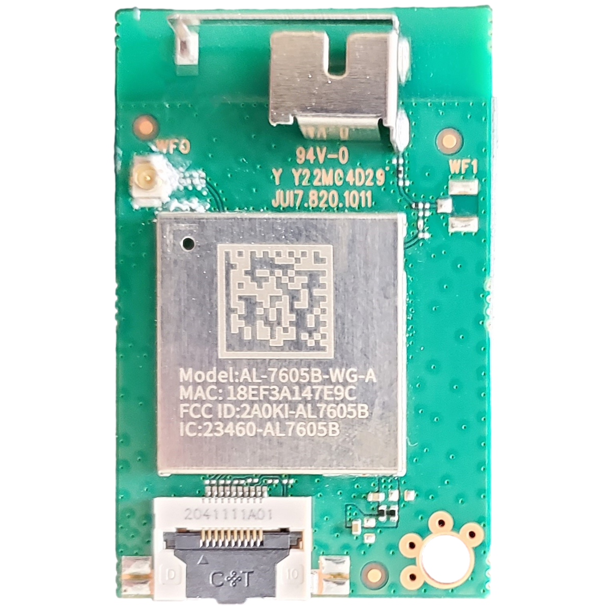 AL-7605B-WG-A, Onn Wi-Fi Board, JUI7.820.1011, 100012585 – TV Parts Today