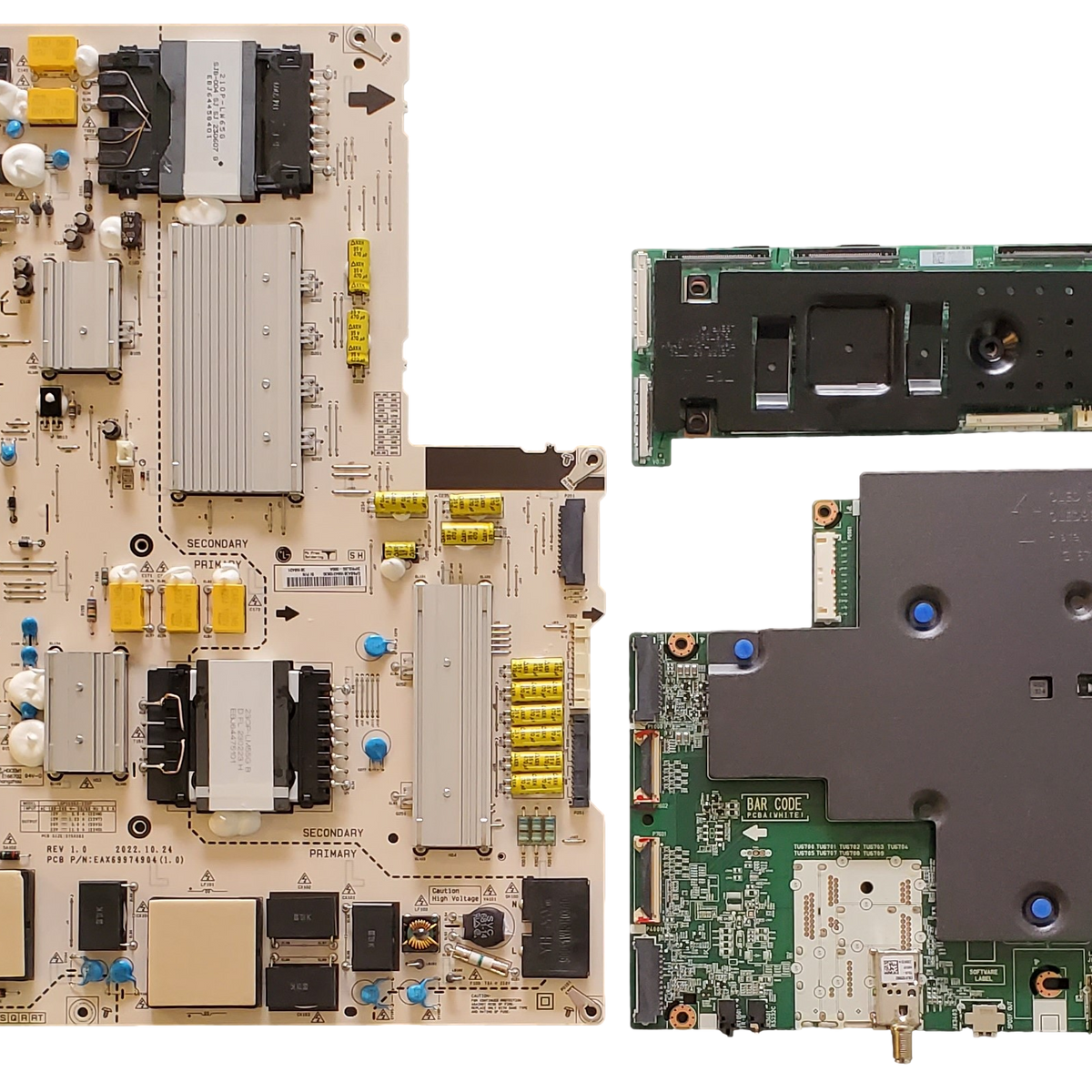 OLED55G3PUA LG TV Repair Parts Kit, EBT67563301 Main Board, EBR3816843 ...