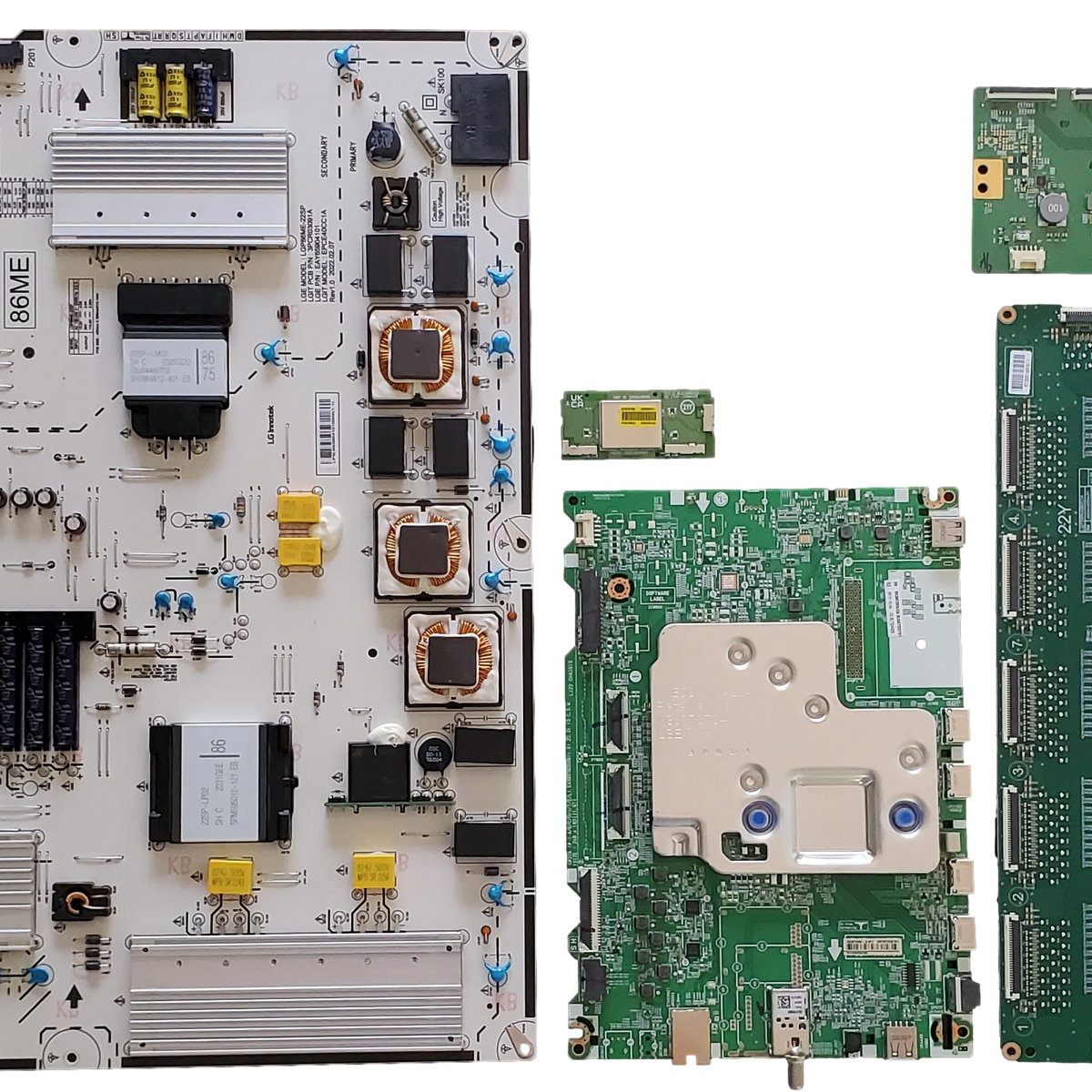 86QNED85UQA LG TV Repair Kit, EBT67332701 Main Board, EAY65904101 Powe ...