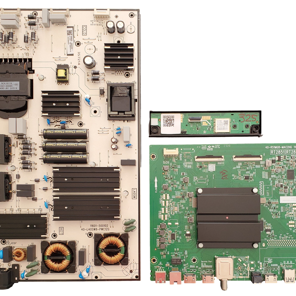 75Q570G TCL TV Repair Kit, 30800-000799 Main Board, 30805-000332 Power ...