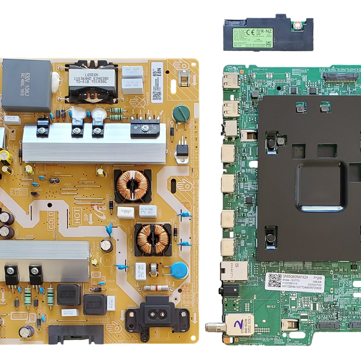 QN65Q60RAFXZA Samsung TV Repair KIT, BN94-15377D Main Board, BN44-0093 ...
