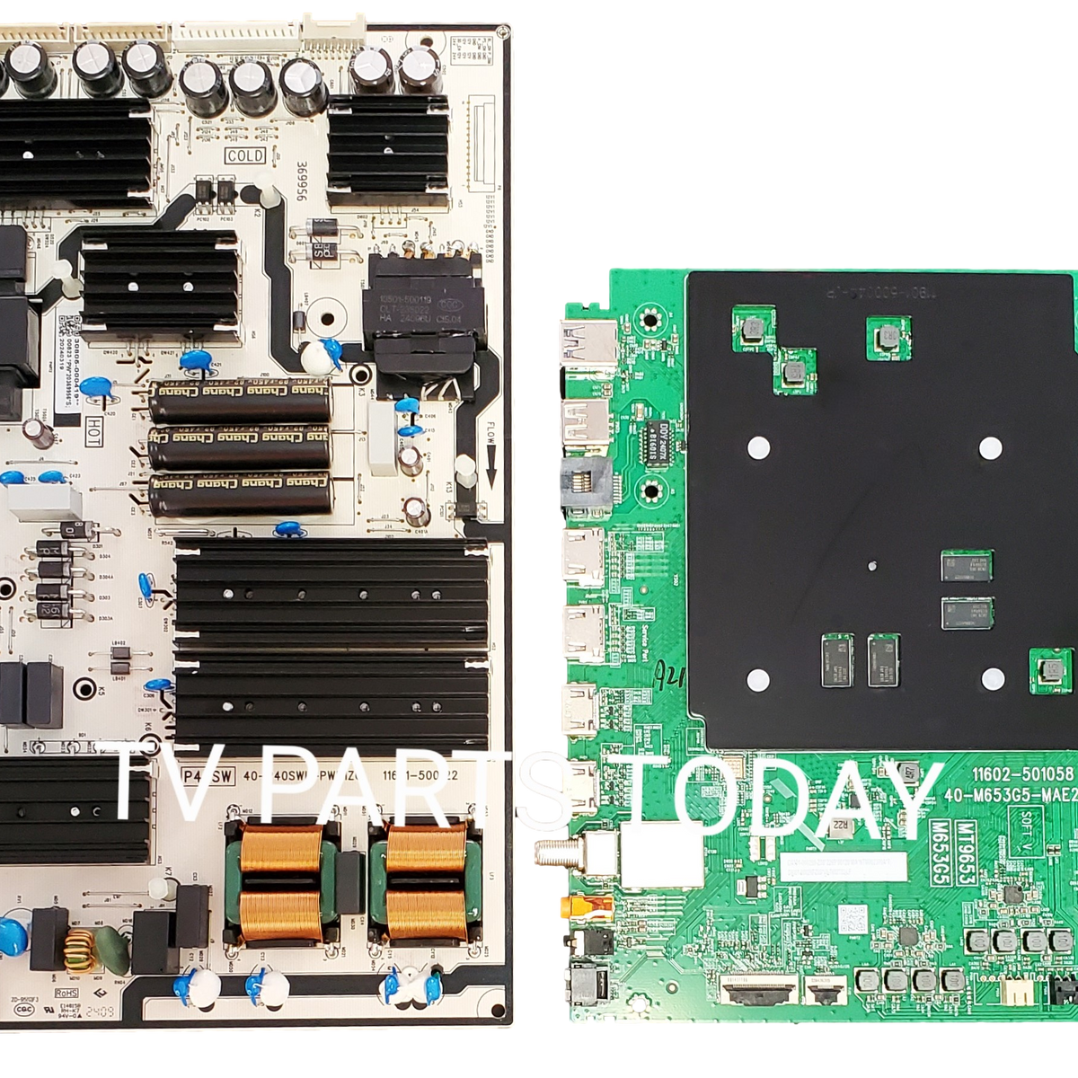 75QM751G TCL TV Repair Parts Kit, G0301-000299 Main Board, 30805-00041 ...