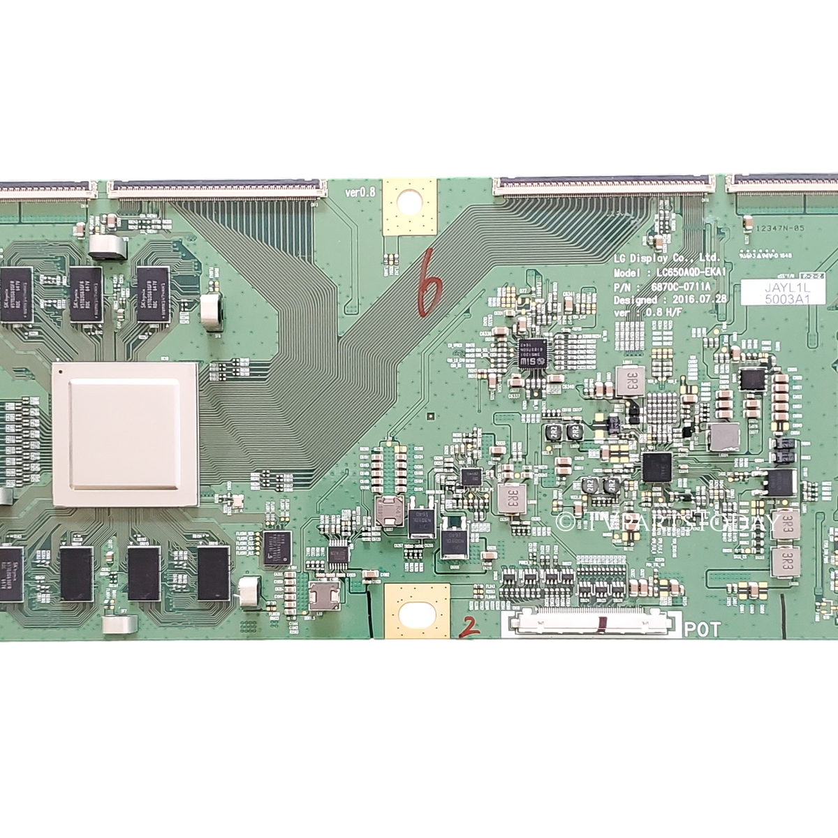 6871L-5003A LG T-Con, 6870C-0711A, OLED55C7P-U.BUSYLJR, OLED55C7P-U ...