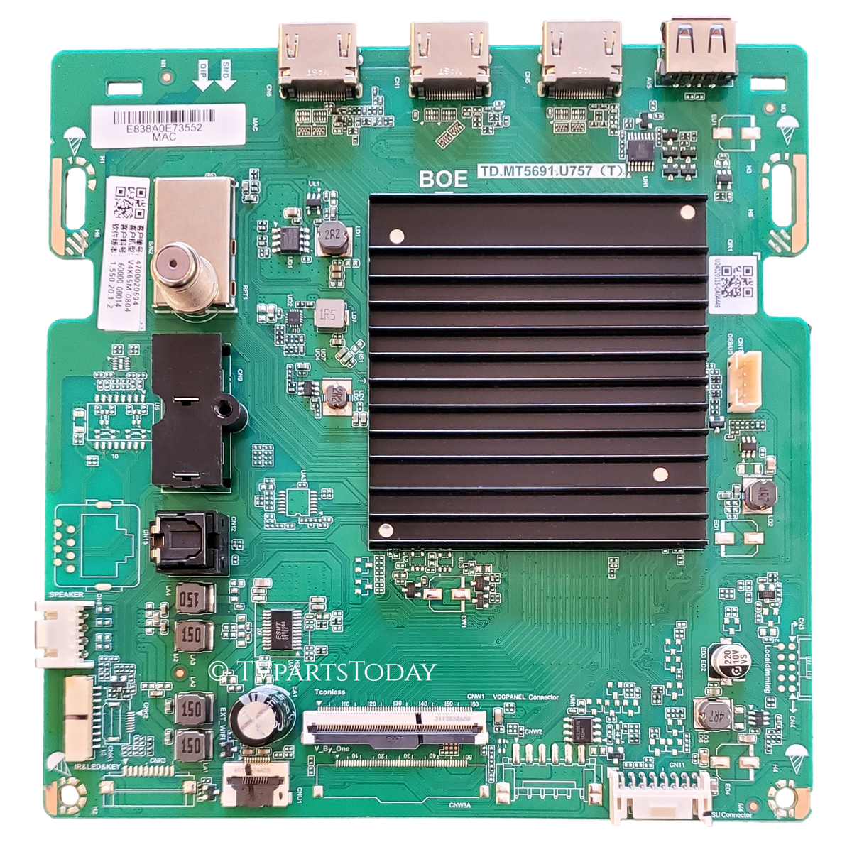 60000-00014 Vizio Main Board, TD.MT5691.U757(T), V4K65M-0804 – TV Parts ...