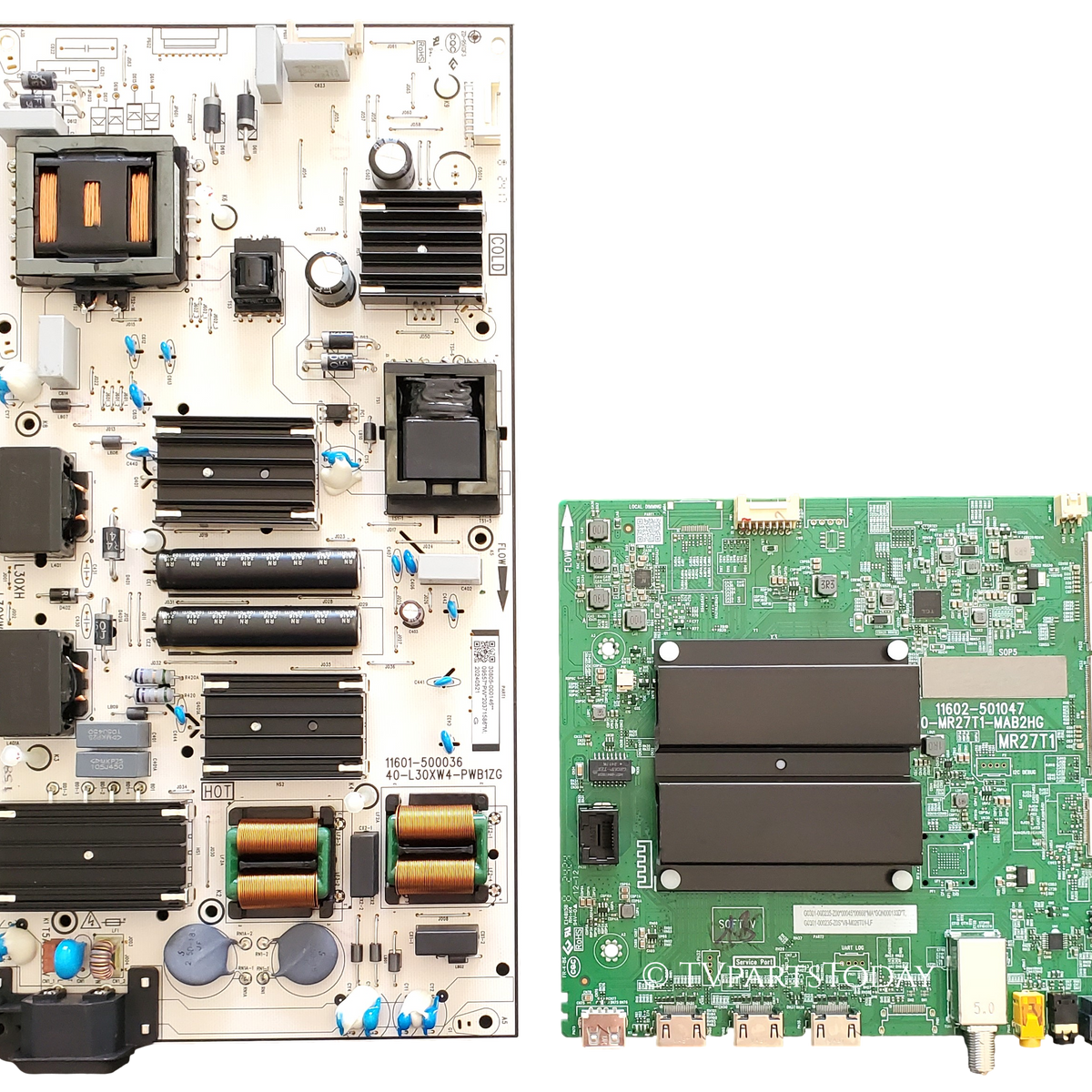 65Q550F TCL TV Repair Parts Kit, G0301-000235 Main Board, 30805-000146 ...