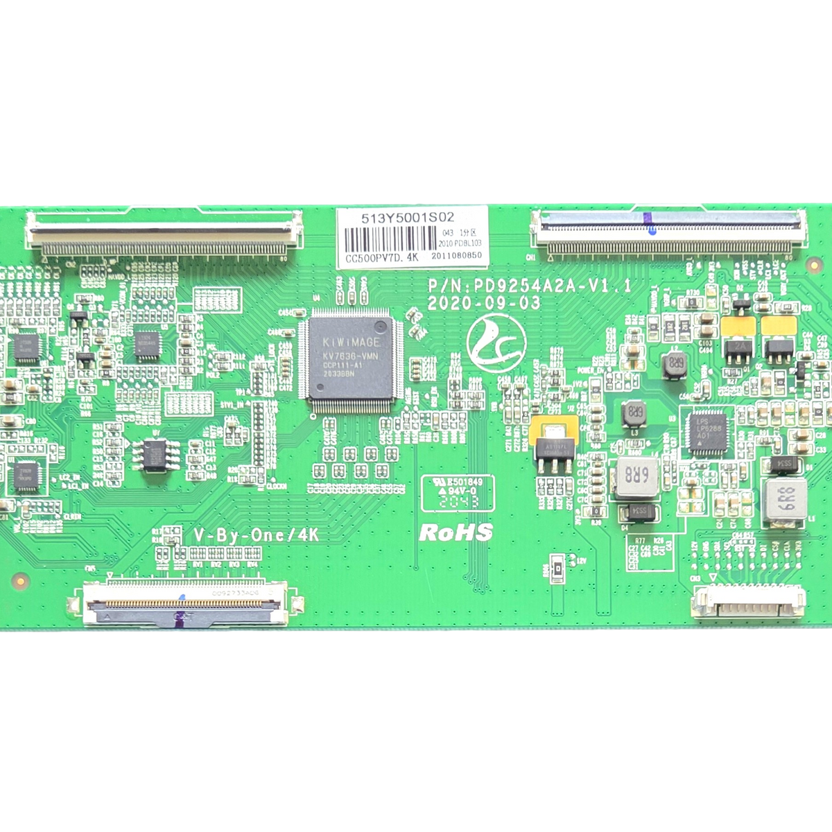 513Y5001S02 JVC T-Con, CC500PV7D.4K, PD9254A2A-V1.1, LT-50MAW705 – TV ...
