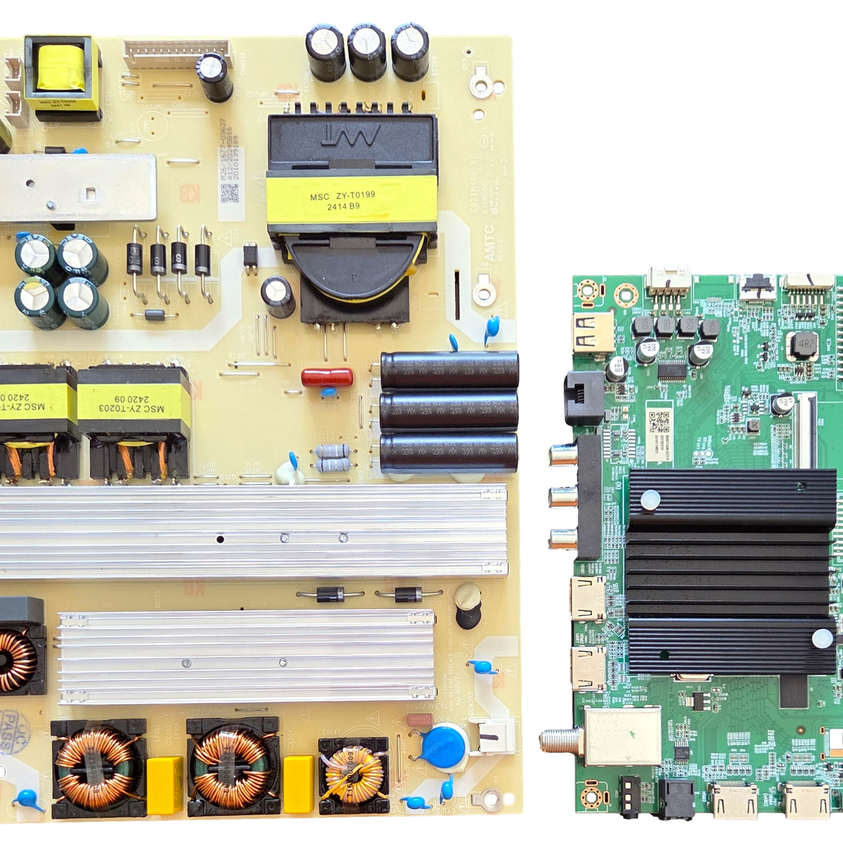 65R4A5R Roku TV Repair Parts Kit, 515C90102M05 Main Board, 514C7001M26 ...