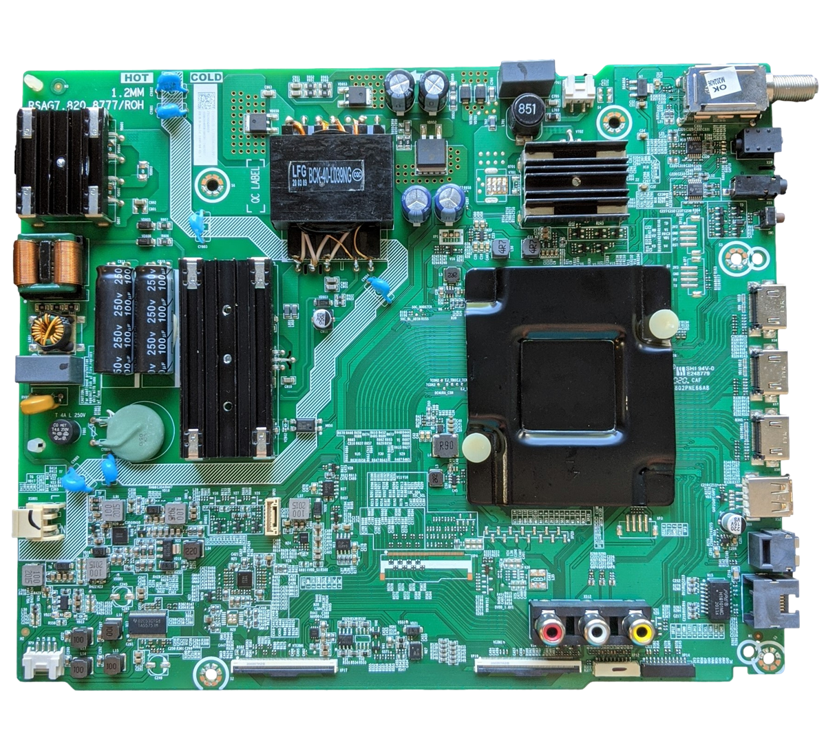 275662 HISENSE Main Board, 2462117 , RSAG7.820.8777/ROH , 55R7F – TV ...