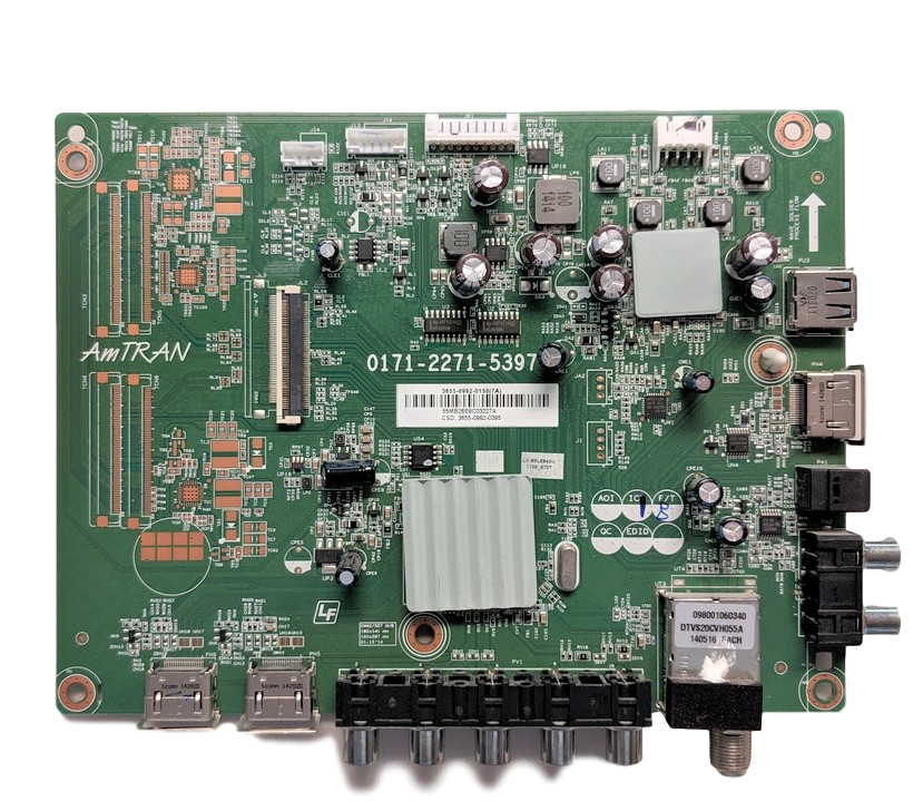 3655-0992-0150 Sharp Main Board, 3655-0992-0395, 0171-2271-5397, LC-55 ...