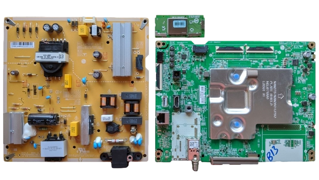 55NANO75UPA LG TV Repair Parts kit, EBU66466702 Main Board, EAY6589552 ...