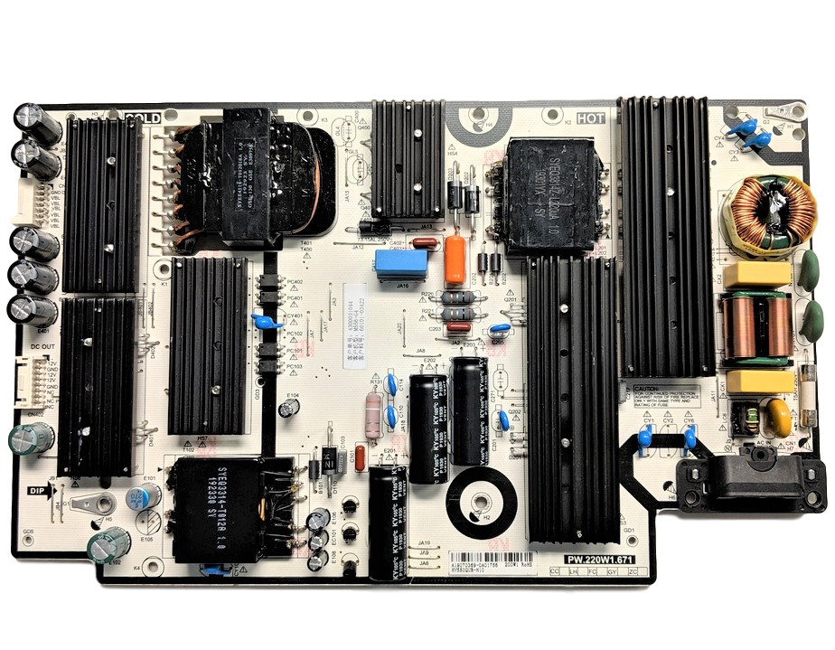 60101-03422 Vizio Power Supply, 60101-03422, 4300031044, PW.220W1.671 ...
