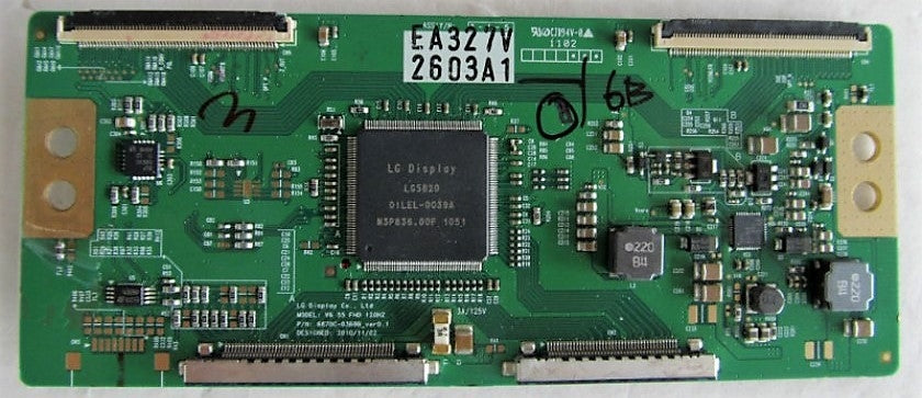 6871L-2603A LG T-Con Board, 6870C-0369B, 55LW5600-UA, 55LW5300-UC – TV ...