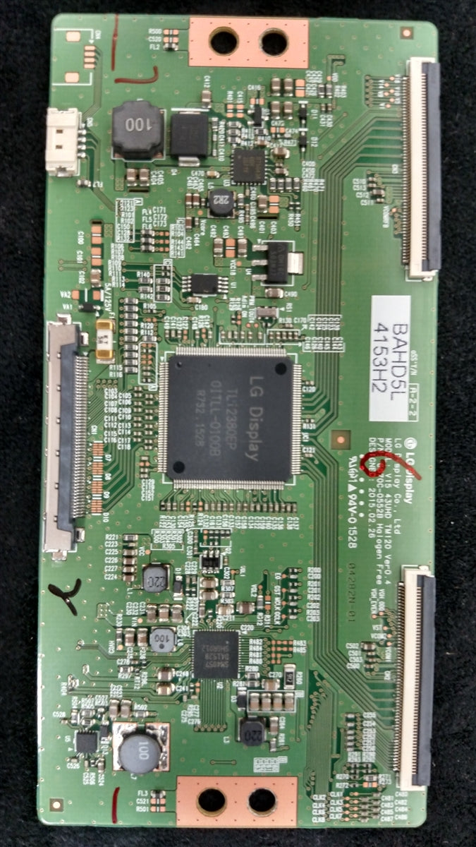 6871L-4153A LG T-Con, 6870C-0552B, 4153H2, V15 43UHD TM120 Ver0.4, 43U ...