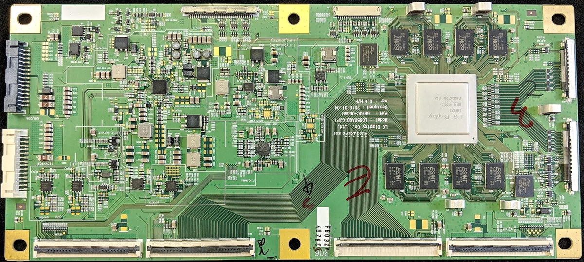 6871L-4628C LG T-Con, 6870C-0636B, LC650AQD-GJP1, OLED65E6P-U – TV ...