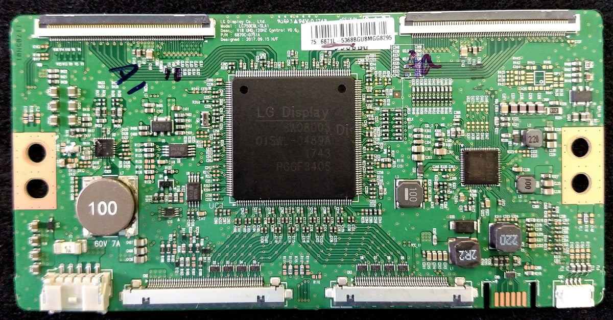 6871L-5368B Sony T-Con, 1-897-316-11, 6870C-0751A, XBR-75X850F – TV ...