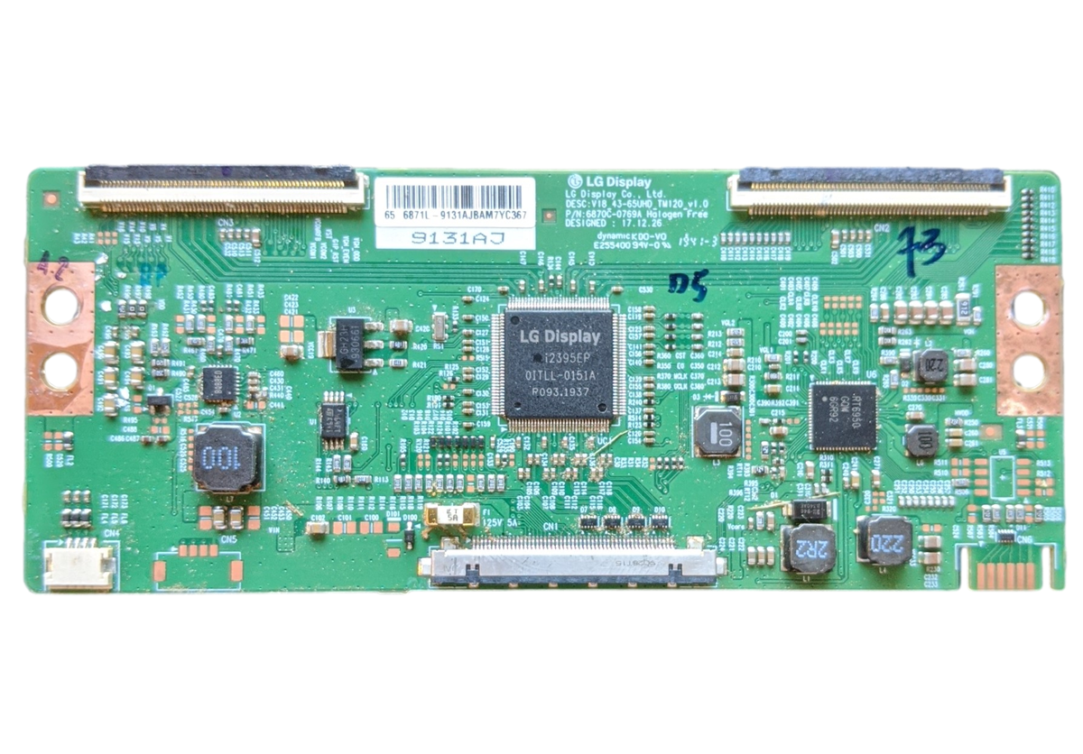 6871L-9131A Philips T-Con, 9131A, 6870C-0769A, 65PUS8204/12 – TV Parts ...