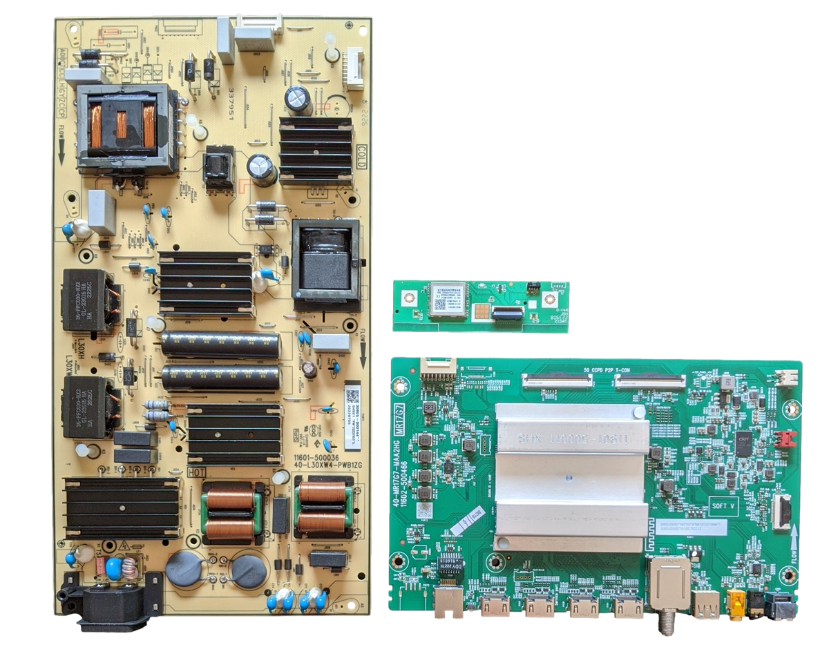 75S455 TCL TV Repair Parts Kit, 30800-000501 Main Board, 30805-000144 ...