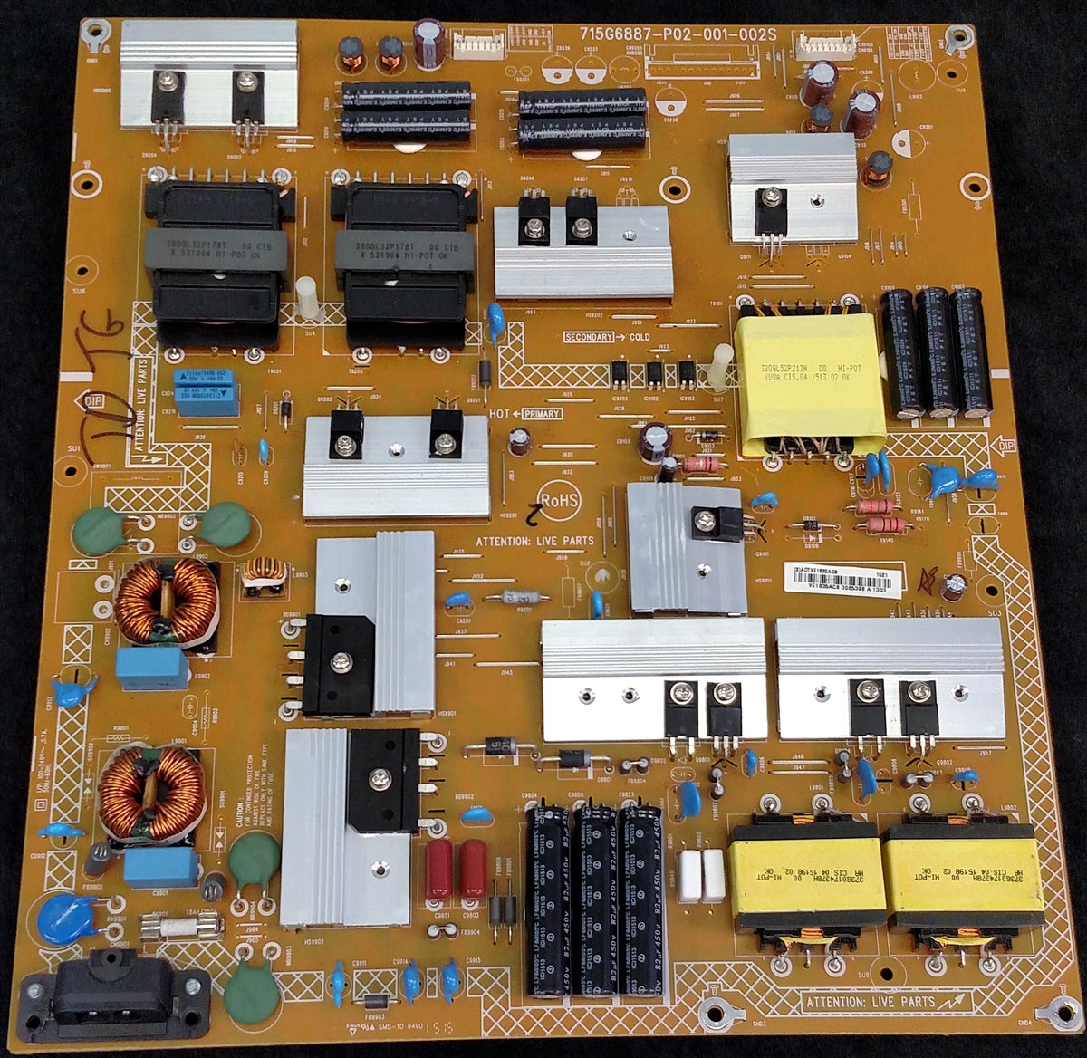 ADTVE1835AC8 Vizio Power Supply, 715G6887-P02-001-002S, (X)ADTVE1835AC ...