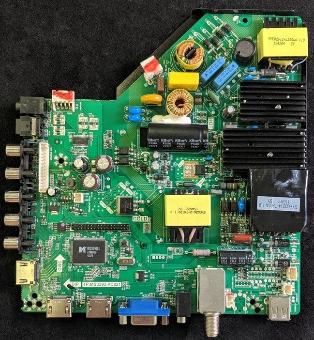 B15114124 Sansui Main Board / Power Supply, TP.MS3393.PC821, SLED5018 ...