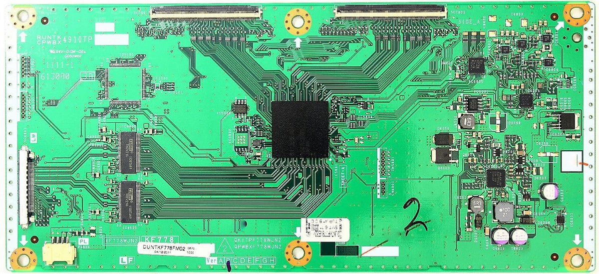 DUNTKF778FM02 Sharp TV Module, T-Con board, RUNTK4910TP, LC-60LE632U ...