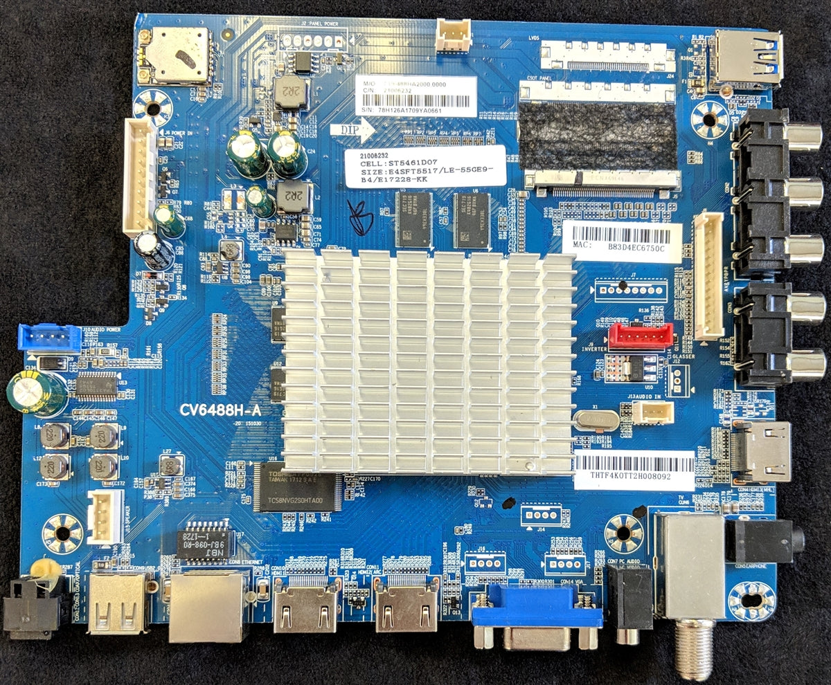 E17228-KK Element Main Board, CV6488H-A, E4SFT5517 – TV Parts Today
