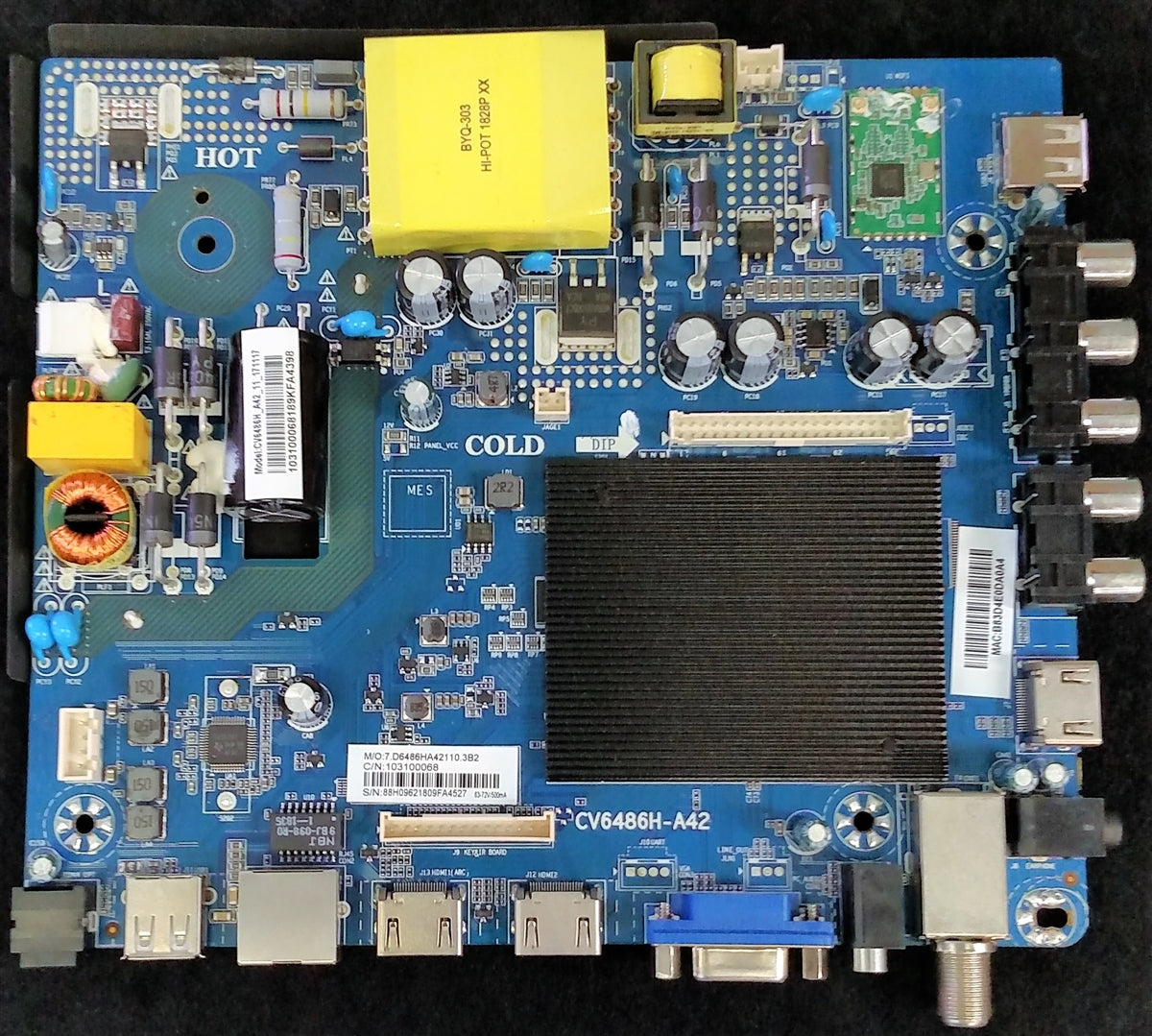 E18143-1-SY Element Main Board / Power Supply, CV6486H-A42, 103100068 ...