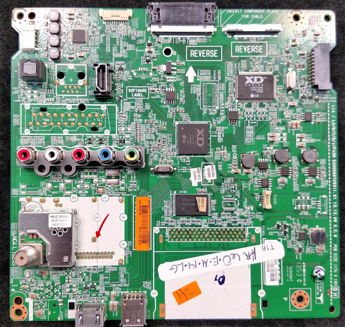 EBT62841546 LG TV Module, main board, EAX65607203 (1.0), 60LB5900UV, 6 ...